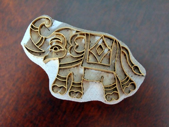 Charan Creations' Beautiful Hand Carved Indian Wood Block Stamps / The ...