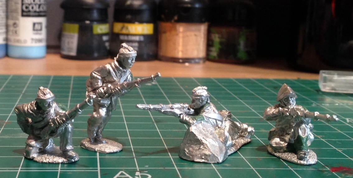 Bac Ninh Miniatures: Yugekitai sharpshooters WIP