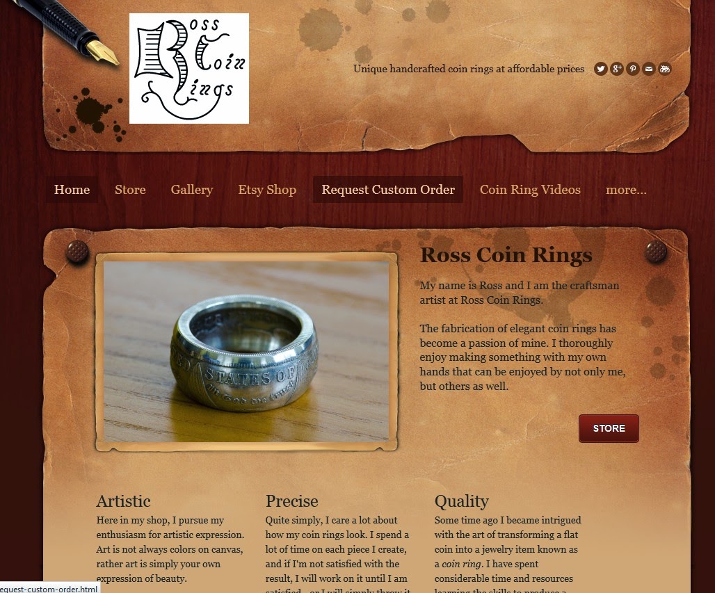 Ross Coin Rings