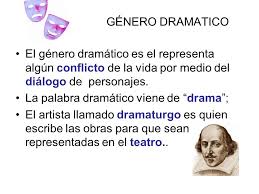 GENERO DRAMATICO