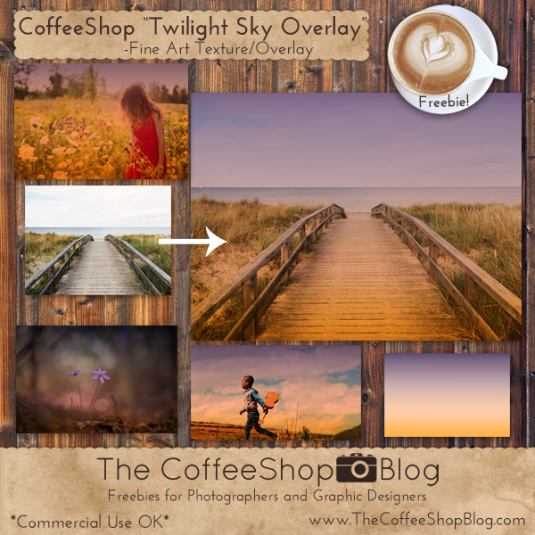 The CoffeeShop Blog: CoffeeShop "Twilight Sky" Overlay/Texture!