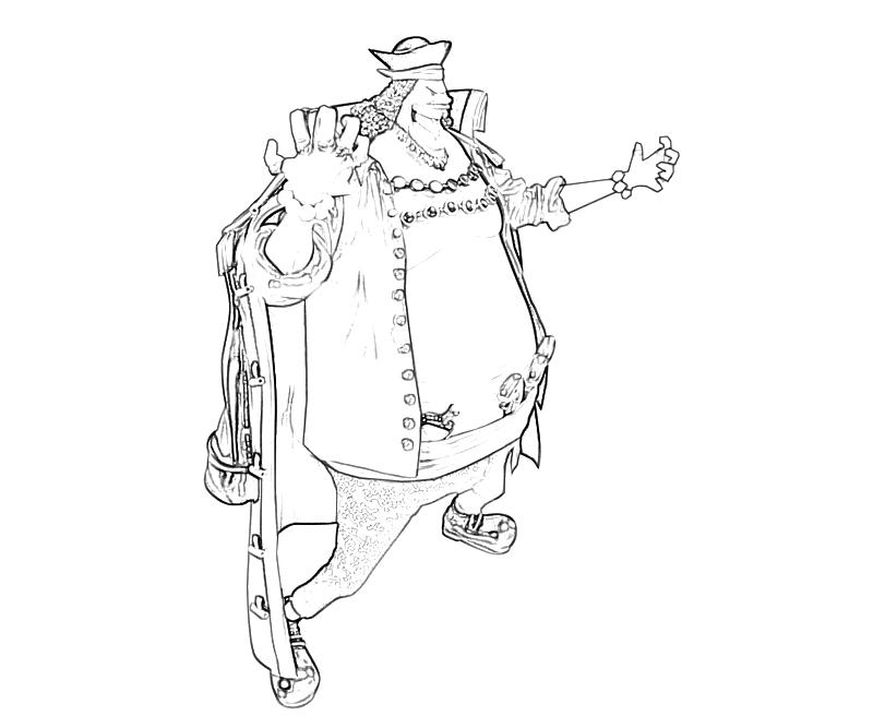 Blackbeard Coloring Page Printable Coloring Pages