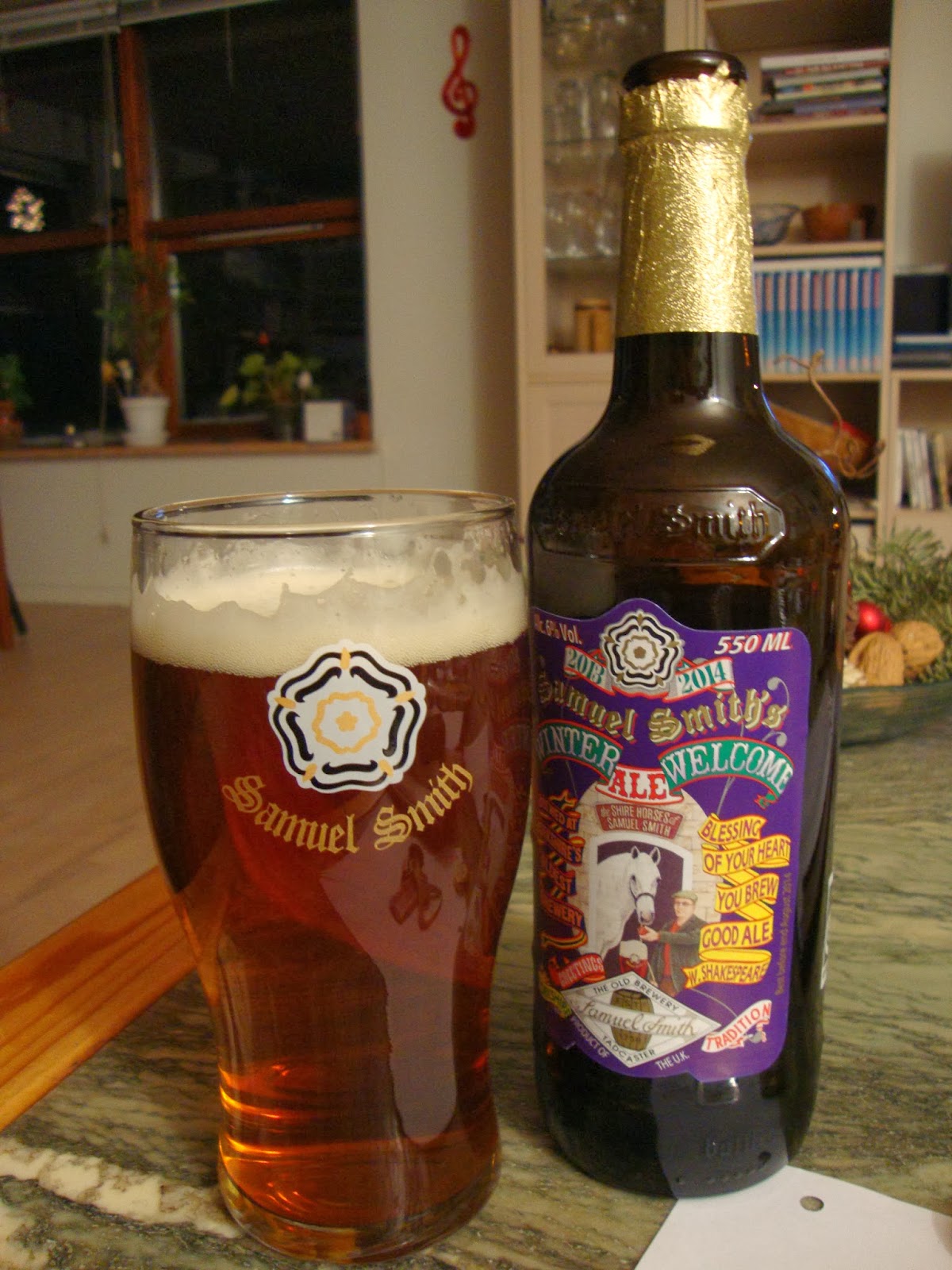 Tid til en øl: Tid til en øl - Samuel Smith's Winter Welcome