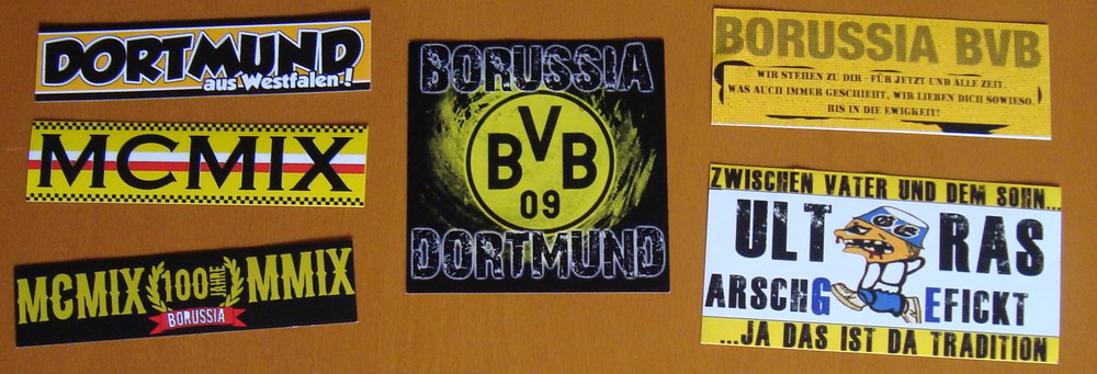 FERROLINOMANO: Pegatinas de Ultras Dortmund