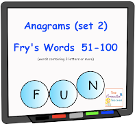Classroom Freebies Too: Fry's First 100 Words on the SMARTBoard