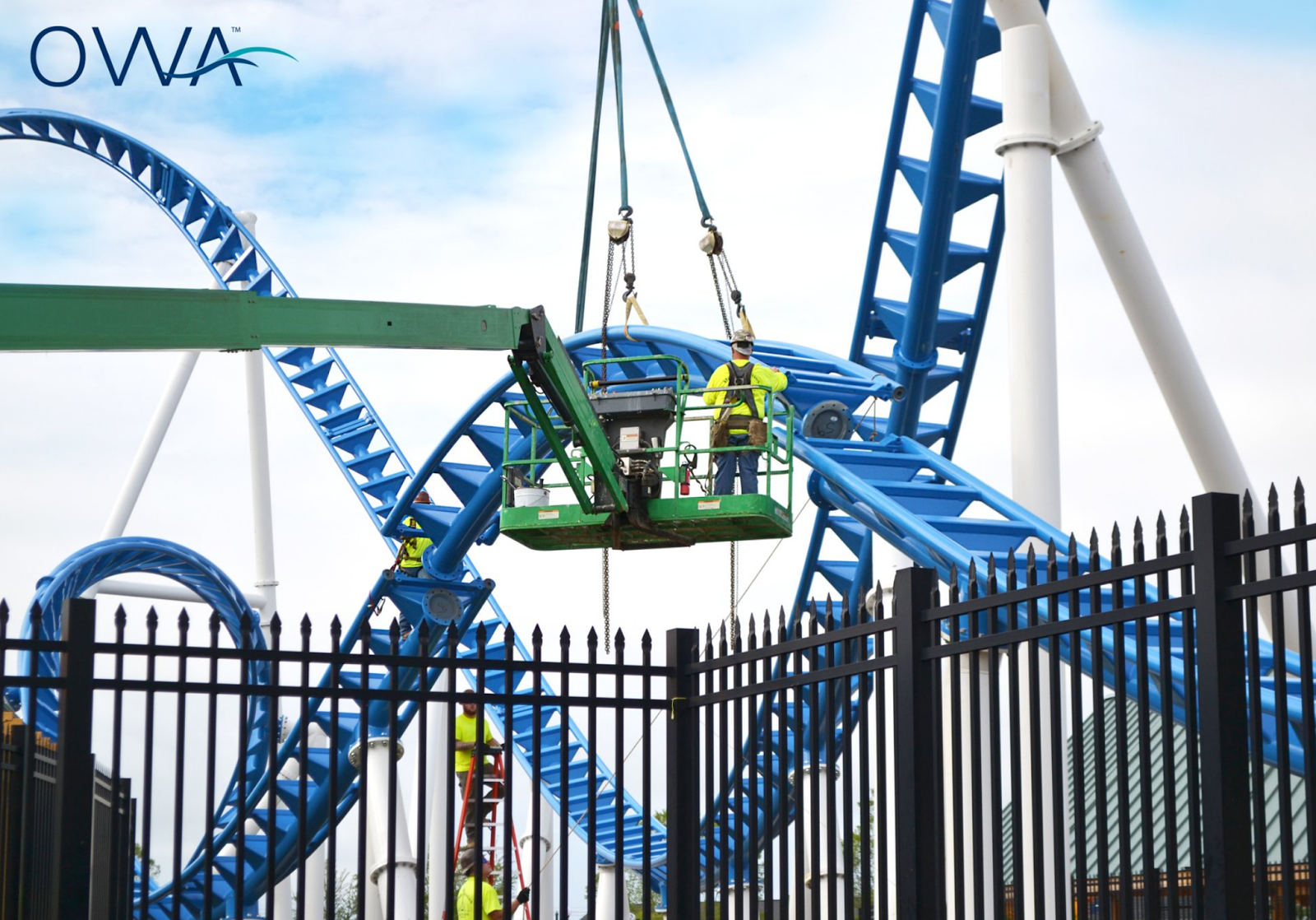 NewsPlusNotes: The Park at OWA Completes Rollin' Thunder Coaster