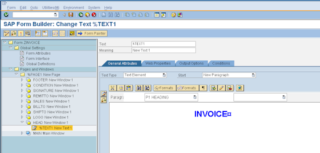 SAP TECH: Example : Invoice