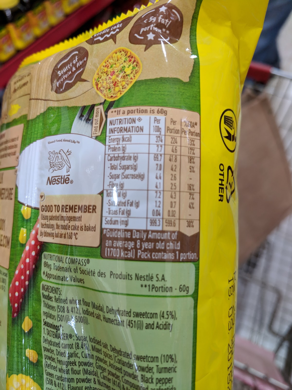 Maggi Nutri-licious baked noodles with sweet corn ~ Anuradha Sridharan