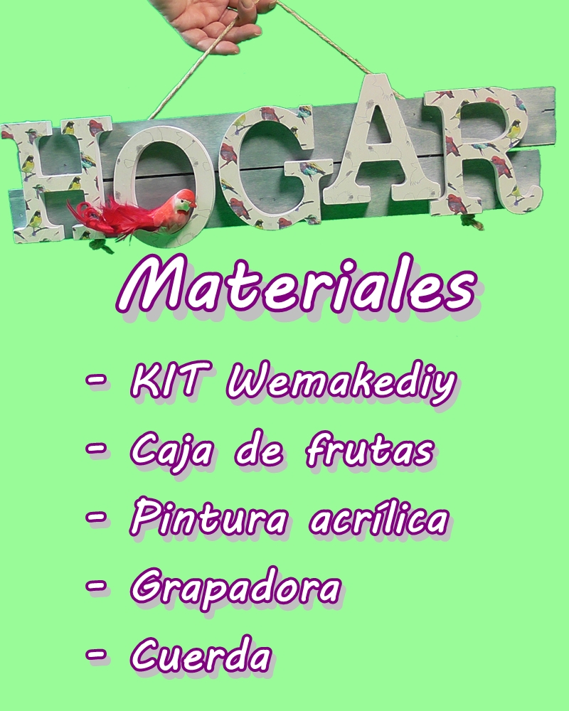 El rincón de las manualidades caseras.: Cartel con letras en 3D. Letras ...