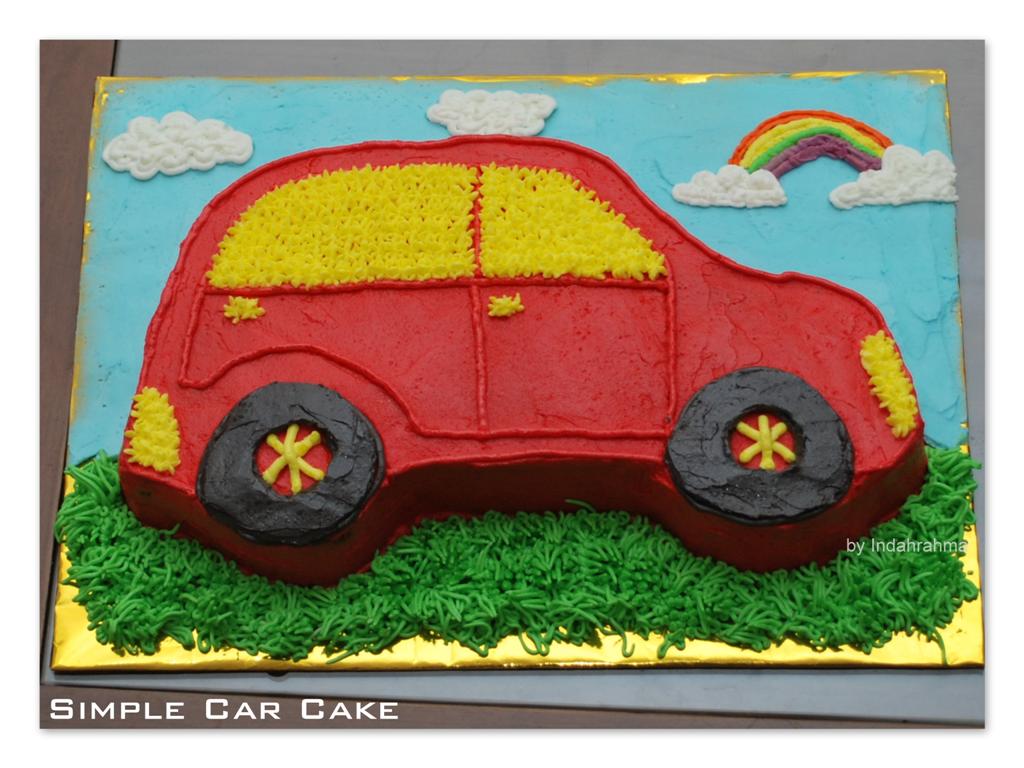 Cerita Indah ...: Simple Car Cake