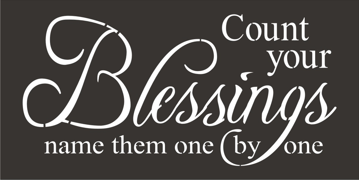 Uncle Akin: Count your Blessings. Name them One by One.