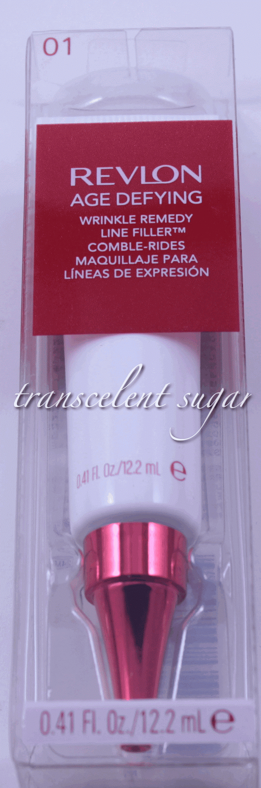 Transcelent Sugar: Revlon Age Defying Wrinkle Remedy Line Filler Review