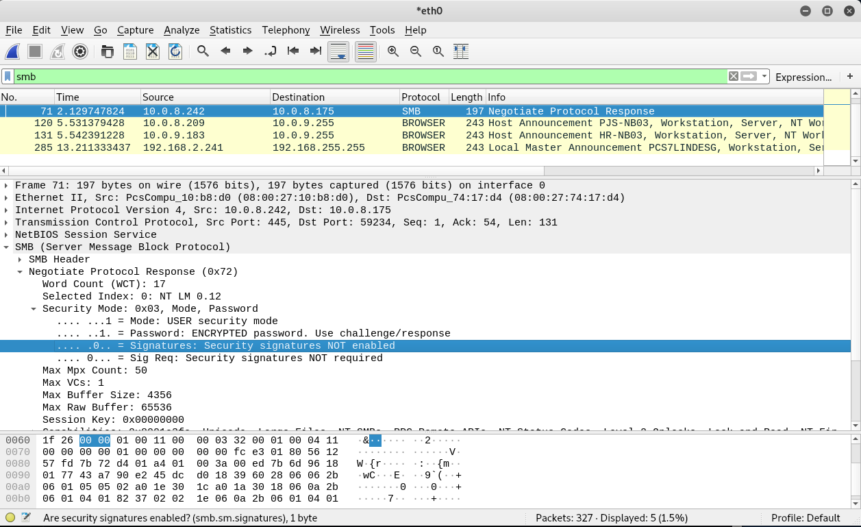 Server Message Block (SMB) Security
