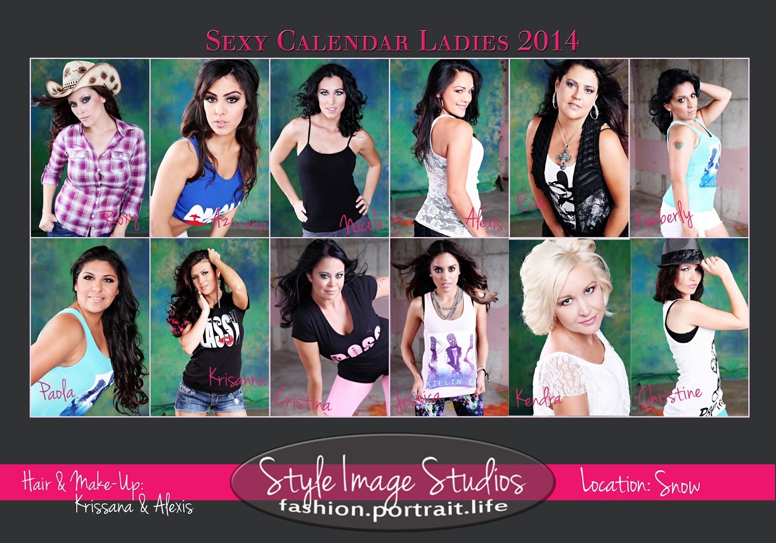 Style Image Studios Photography: Sexy Lady Calendar 2014