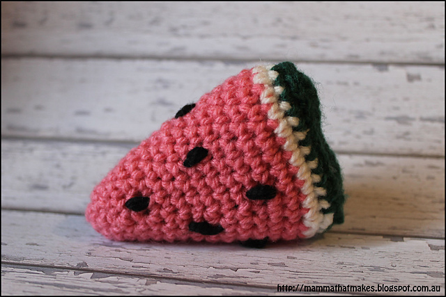 Watermelon! 10 Sweet Crochet Patterns... | Fiber Flux...Adventures in ...