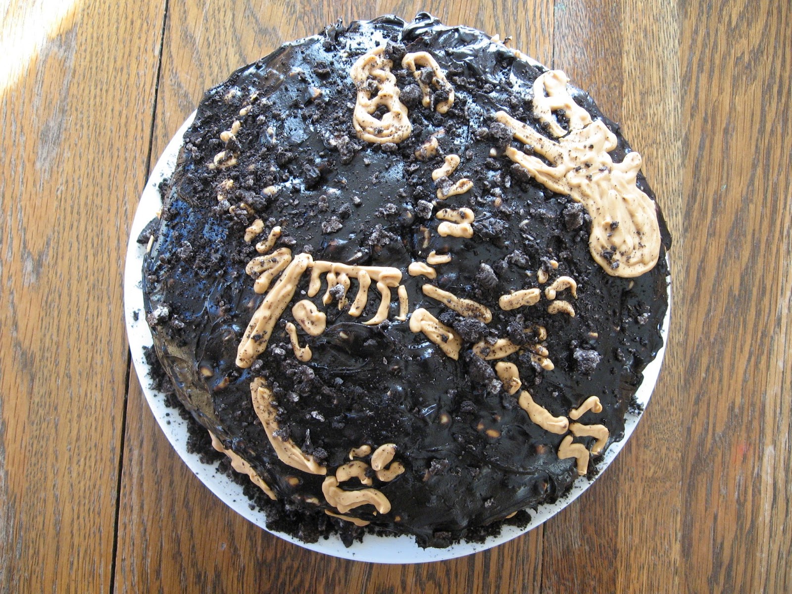 Almost Unschoolers: Easy Dinosaur Fossil Birthday Cake