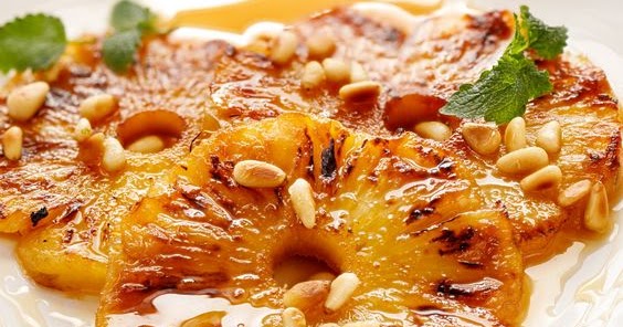 Ananas rôtis au miel - Just One Cookbook