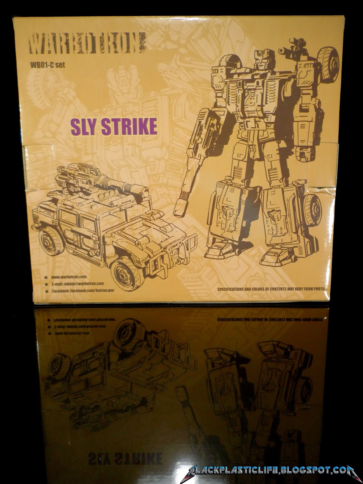 Black - Plastic - Life: Warbotron WB01C Sly Strike - Pictorial Review
