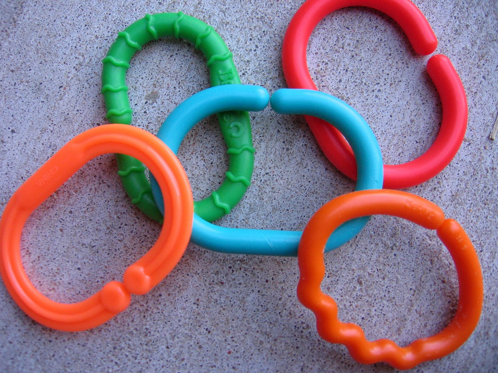 3 Little Chicks: Shoe Organization - A Way to Reuse Toddler Toy Rings