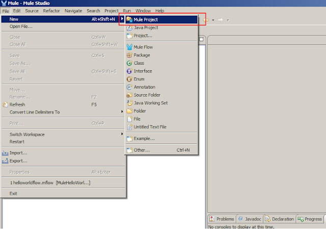 Youheng Hu's Technical Notes: Mule Studio Hello World ESB Application