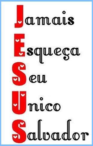 PEQUENINOS PARA JESUS: Acróstico