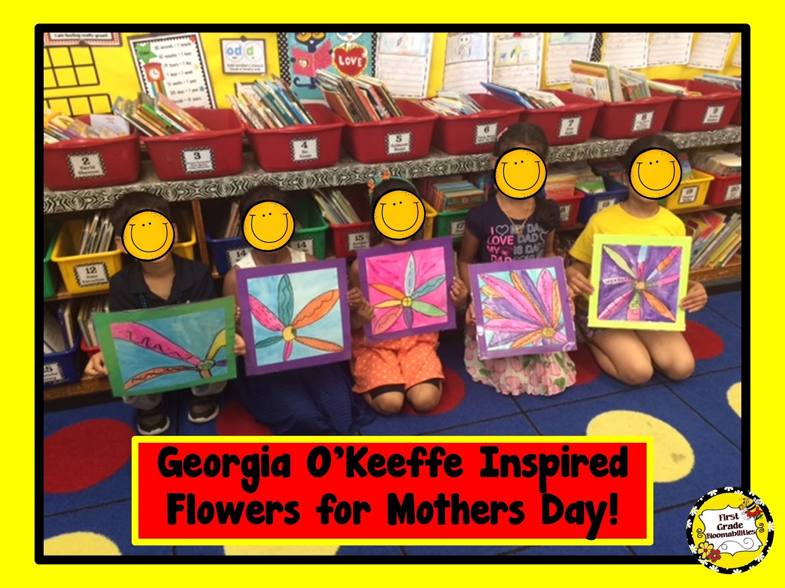 First Grade Bloomabilities: More Georgia O'Keeffe Flowers: Perfect ...