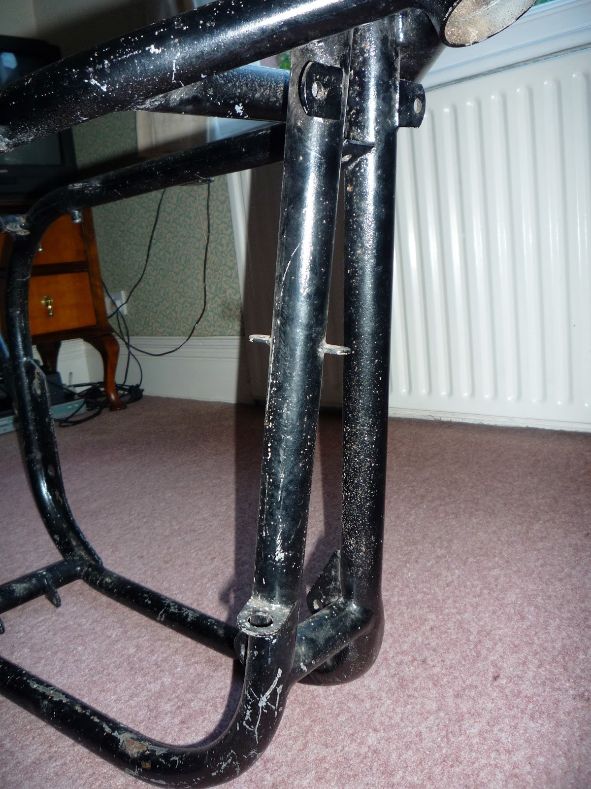 Yorkshire Ferret: The Anatomy of a 1954 Works Norton Featherbed frame