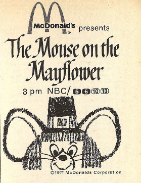 Rankin/Bass-historian: RANKIN/BASS' THE MOUSE ON THE MAYFLOWER