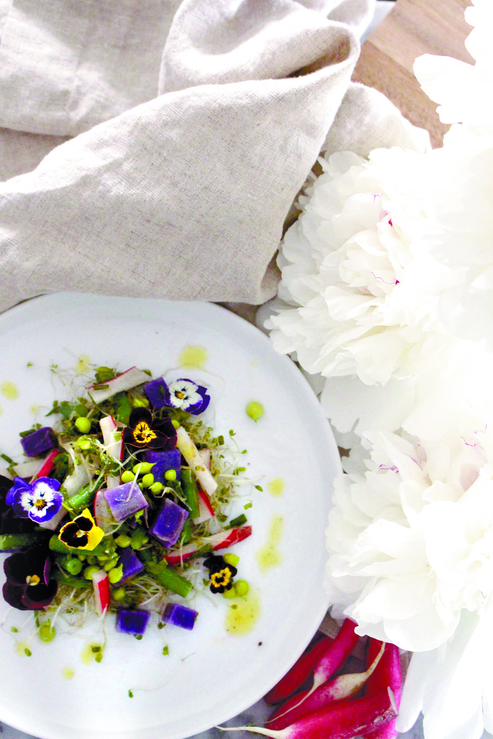 El Gourmet Urbano: Dieta con flores