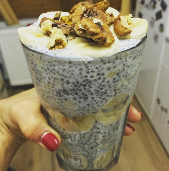 Chia puding csokis proteinkrémmel - Éhezésmentes karcsúság Szafival