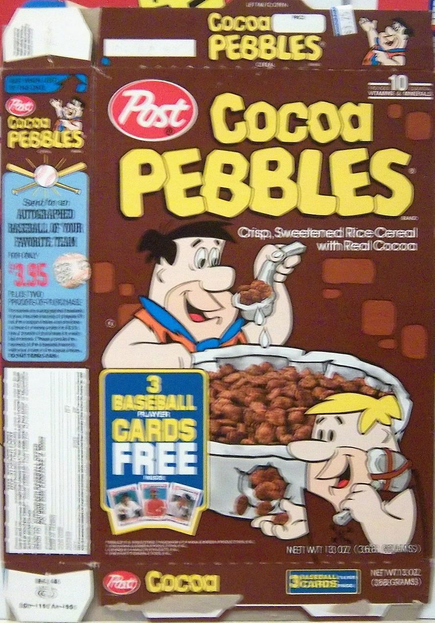 Cereal Box Price Guide Cereal Box Collecting by Pez Outlaw: Pebbles ...
