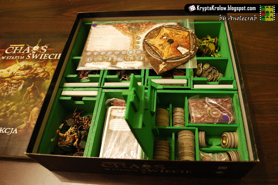 KRYPTA KRÓLÓW: Chaos in the Old World box organizer insert