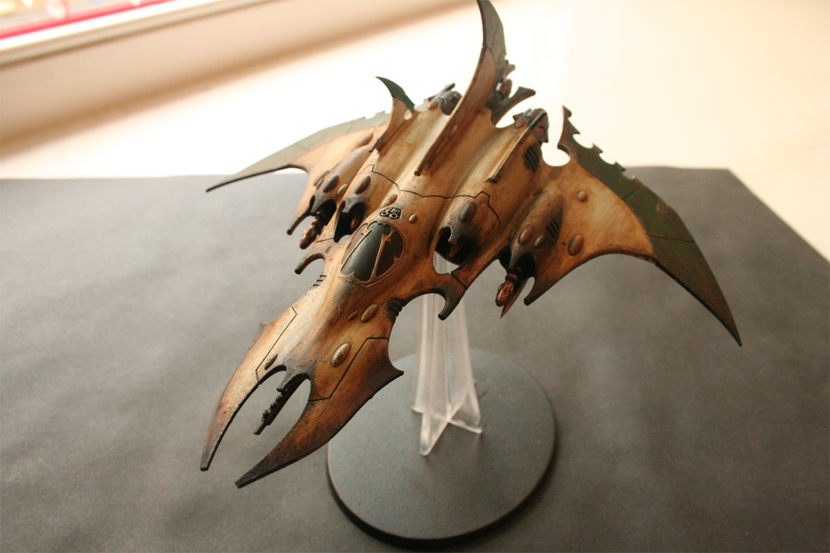 Razorwing Jet Fighter - Dark Eldar Painting Progress : GRIM DARK REALMS