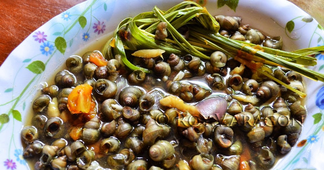 nabaraniwan a leddeg, black snails soup with lemon grass ~ PINAKBET ...