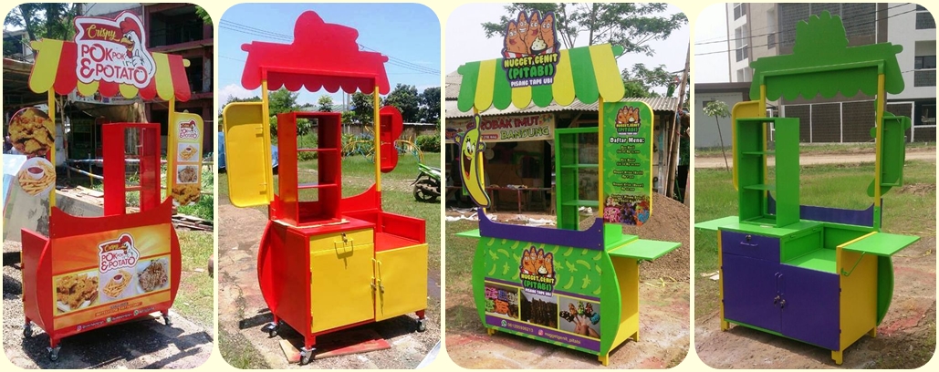 Gerobak unik,Gerobak Murah,Booth Portable unik Rp 2.800.000 | Gerobak ...
