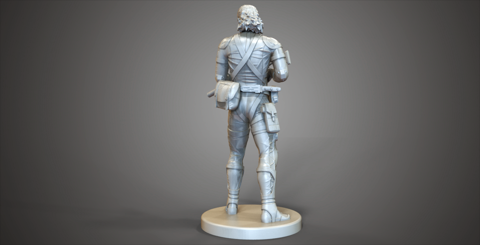Metal Gear - Big Boss 3D Model | Static | 3D Printing Designs