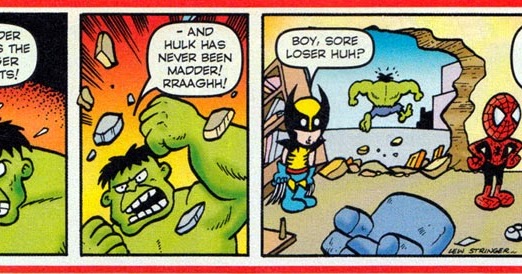 Mini Marvel Comic Page