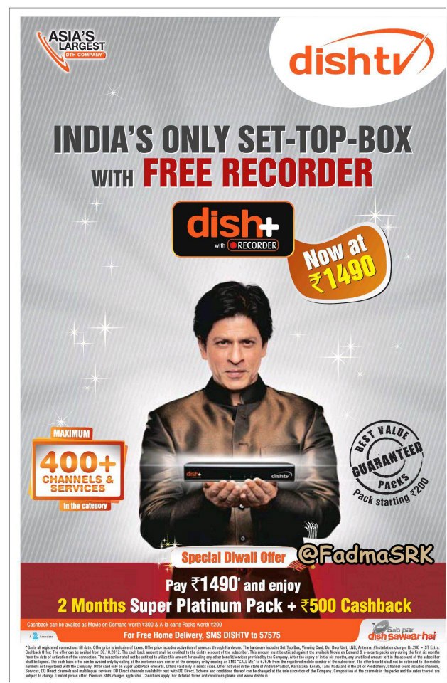 Team SRK: Dish TV ads