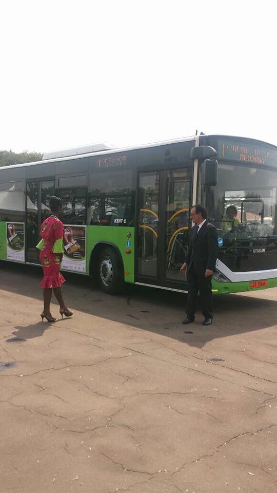 Urban buses adapted to the Geo-morphology of Yaounde now in circulation ...