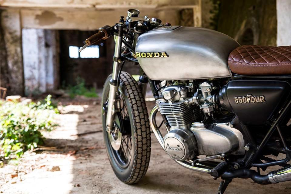 Honda CB 550 Four Custom "Bond" by Bullitt Garage - Lsr Bikes