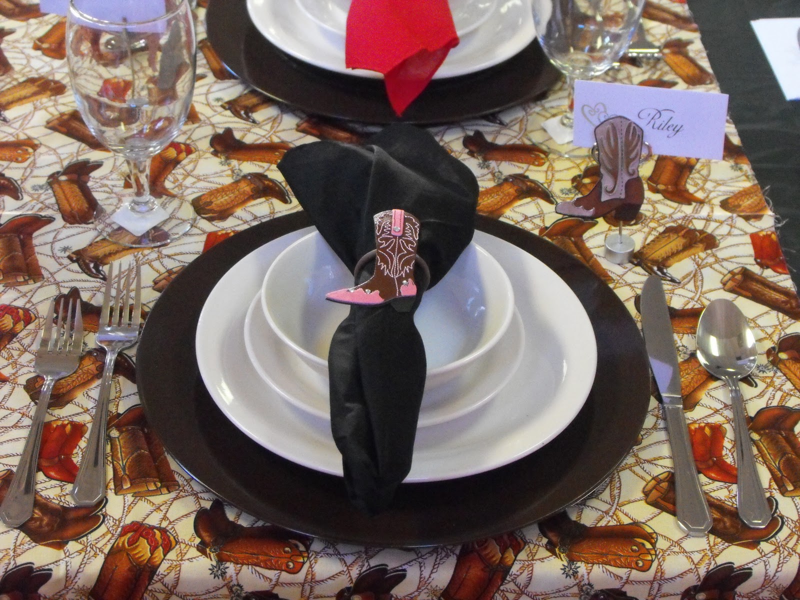 Western Theme Tablescape