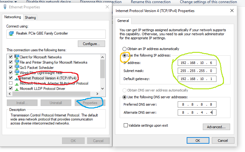 Switch: Perbedaan antara DHCP dan STATIC