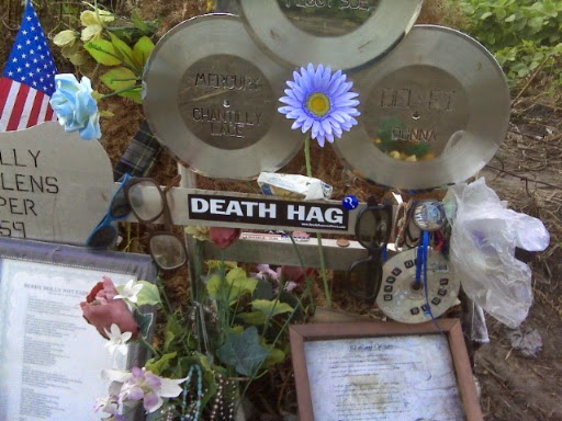 Dearly Departed Tours Hollywood: Death Hag Sticker Deathaversary Edition