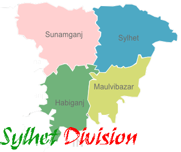 The History of Bangladesh.: Sylhet Division.