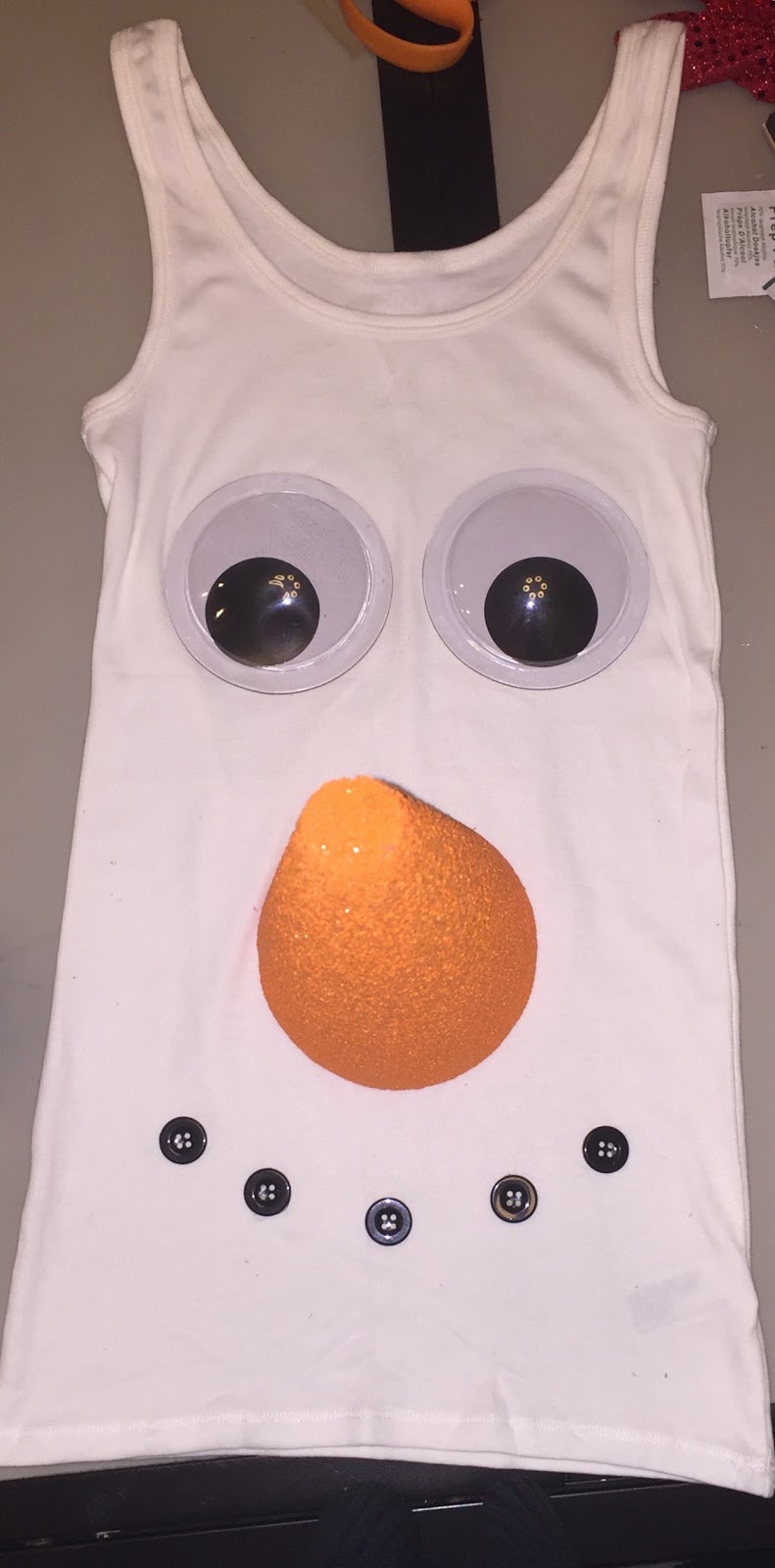 DIY Snowman Costume