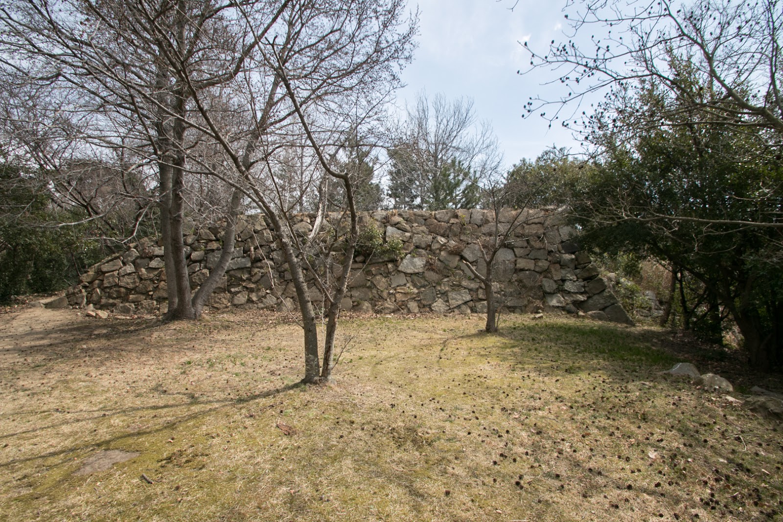 Shimotsui Castle -Castle looking down straight and bridge- | Japan ...