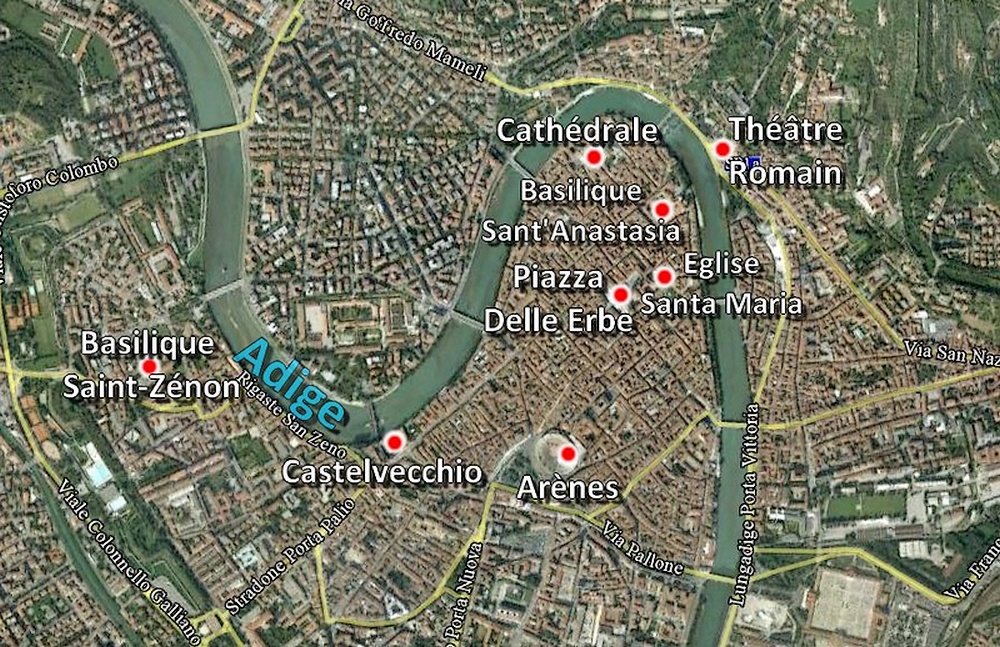 Coins du Monde: ITALIE - Vénétie - La cathédrale de Vérone