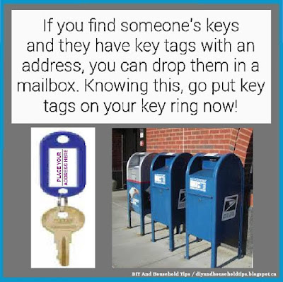 DIY And Household Tips: How To Get Your Lost Keys Returned To You