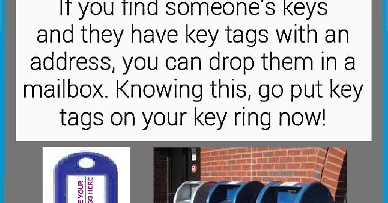 DIY And Household Tips: How To Get Your Lost Keys Returned To You