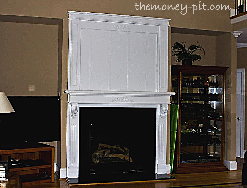 In a similar way to how I customized my fireplace and built ins , she ...